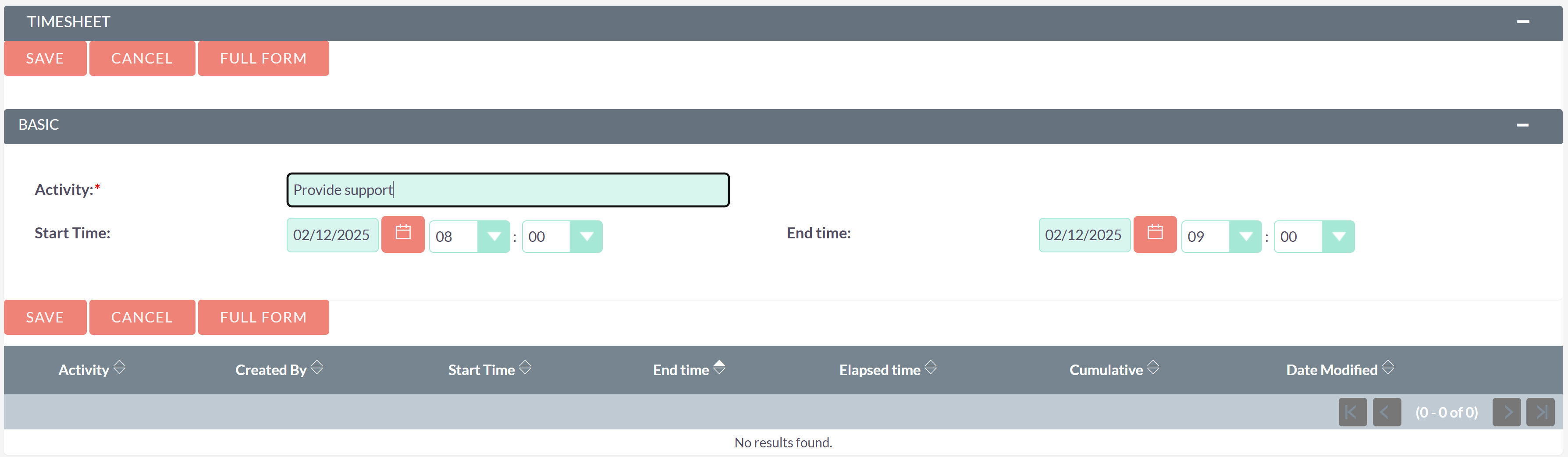 SuiteTracker: Timesheet | SuiteCRM Module